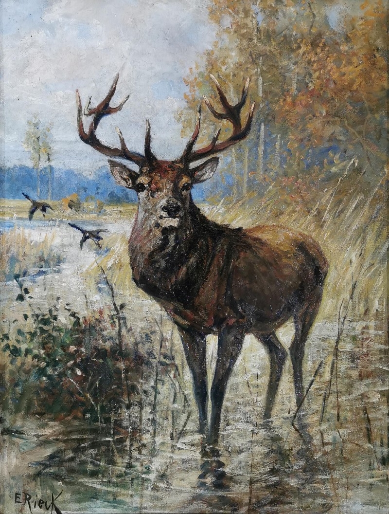 Emil Rieck | Jeleń | MutualArt