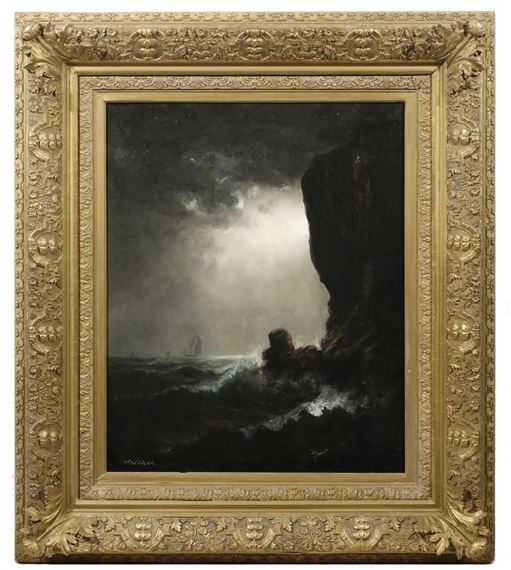 Wesley E. Webber | Nocturnal Seascape (1858) | MutualArt