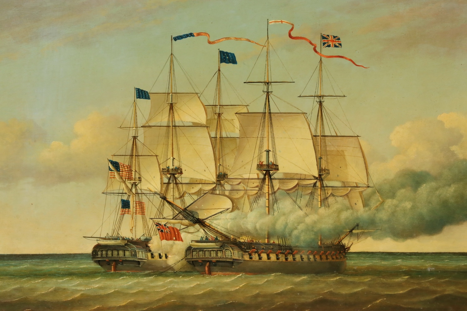 Brian Coole | USS Constitution vs. HMS Guerriere | MutualArt