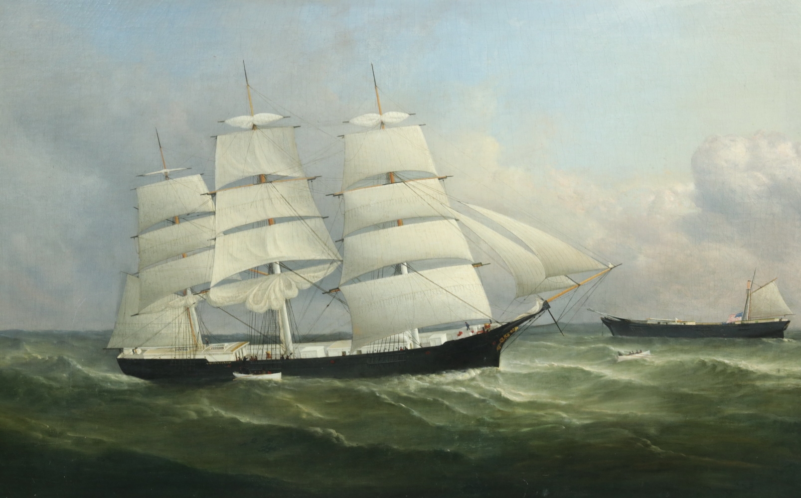 William Howard Yorke | Liverpool School Portrait of the Three-Mast Ship ...