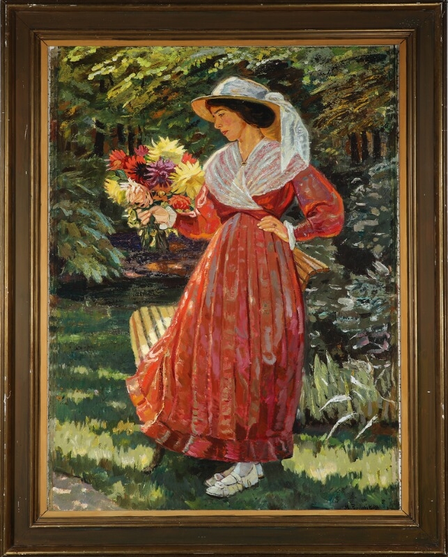 Matthias Peschcke Køedt | Portrait of the artist's wife Adele Caroline ...