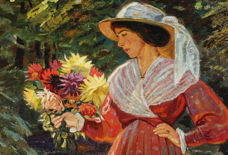 Matthias Peschcke Køedt | Portrait of the artist's wife Adele Caroline ...