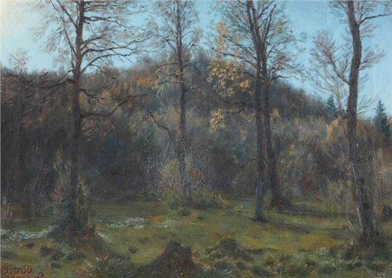 Niels Skovgaard | Skovlandskab (1889) | MutualArt