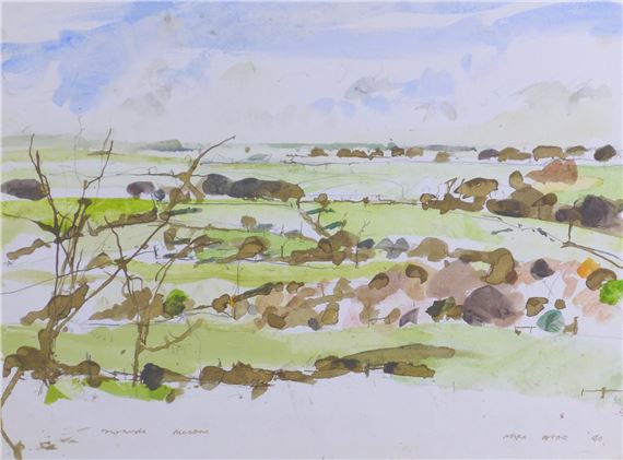 Michael R. Hoar | Countryside landscape (1990) | MutualArt