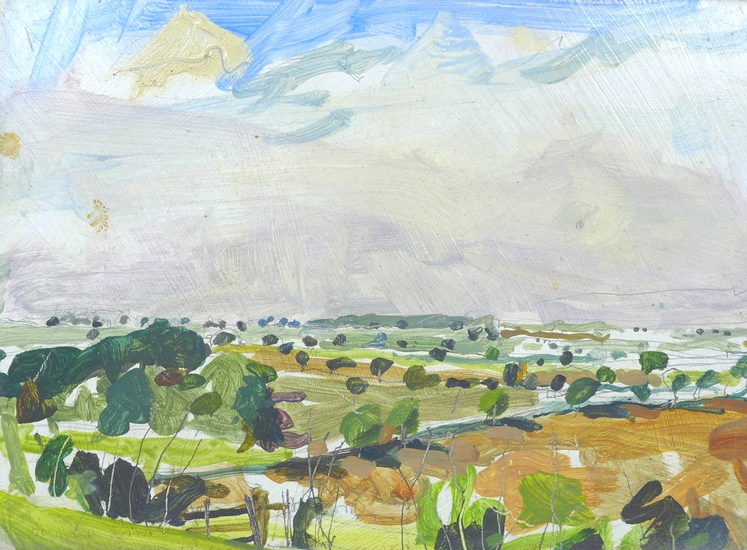 Michael R. Hoar | Impressionistic Leicestershire landscape | MutualArt