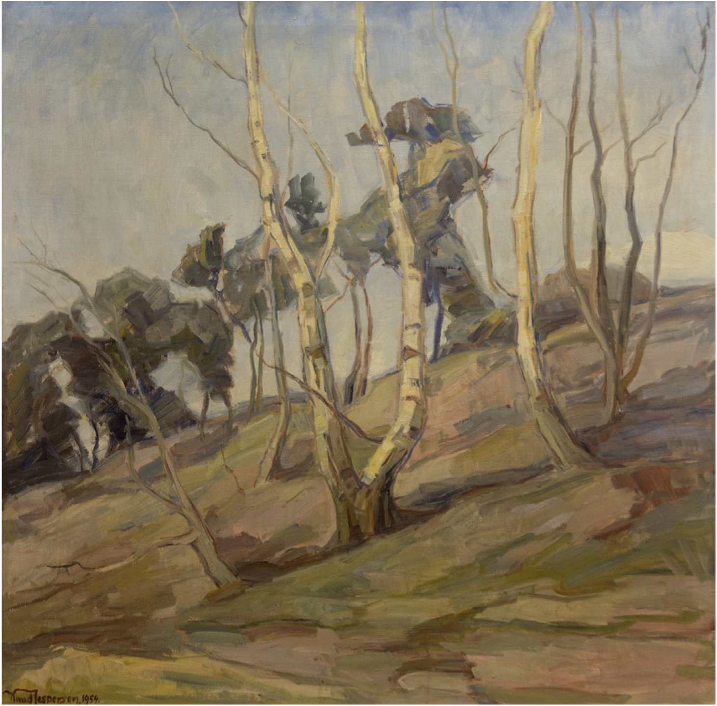 Knud Jespersen | Waldlandschaft (1954) | MutualArt