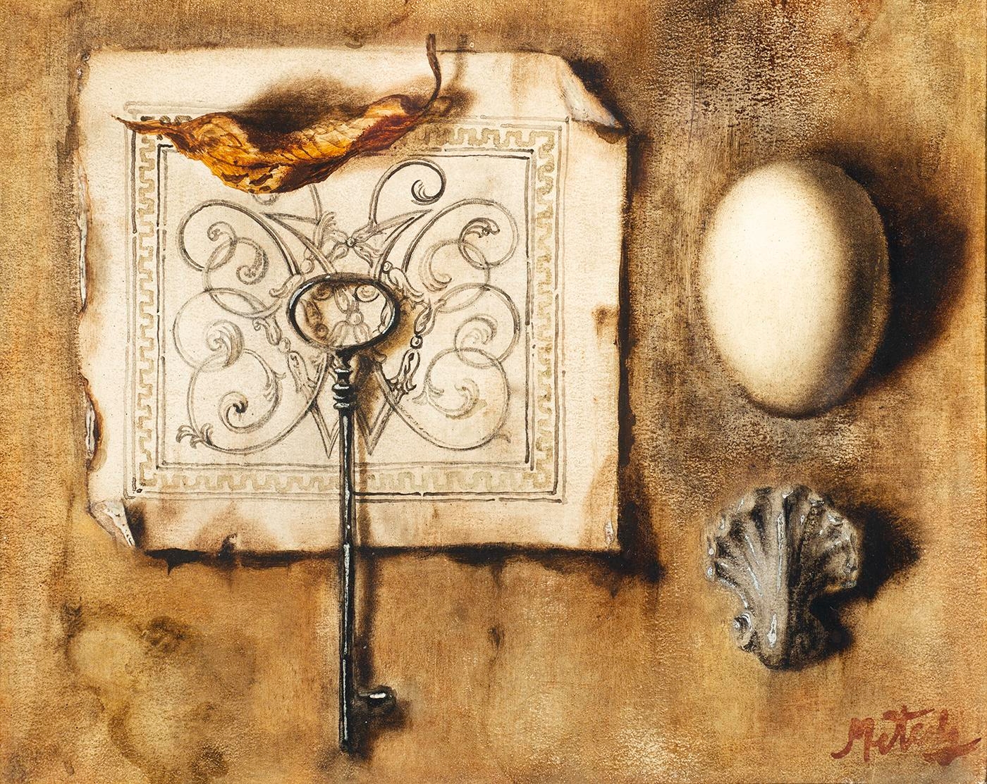 Conger Metcalf | The Brown Trompe L'Oeil | MutualArt