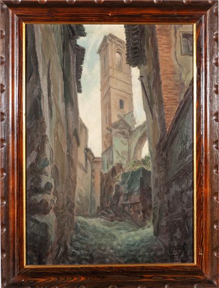 Juan Jose Morera Garrido | The Church Tower (1960) | MutualArt