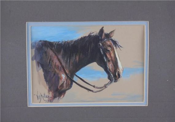 Vel Miller | Horse Portrait (1972) | MutualArt
