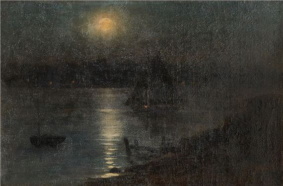 Nicholas Richard Brewer | Nicholas Brewer Moon Light over Hell Gate N.Y ...