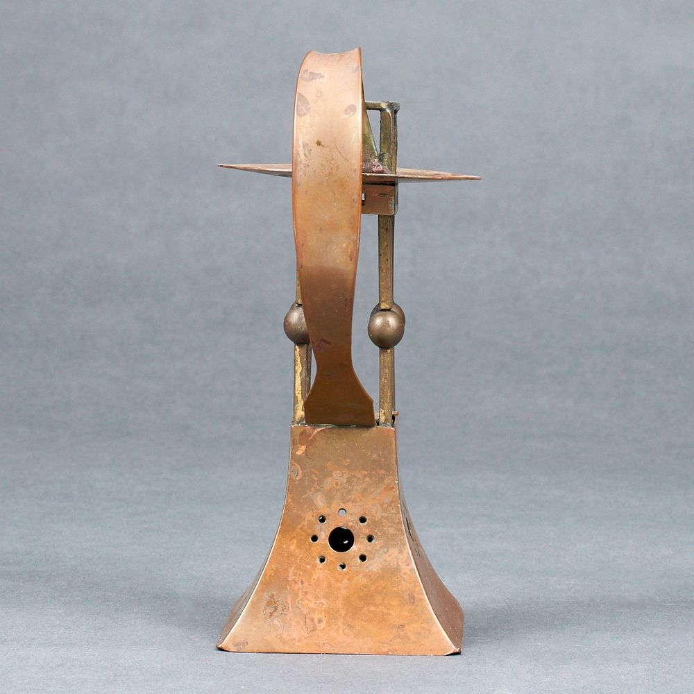 Carl Deffner | Carl Deffner Jugendstil Brass & Copper Candle Holder ...