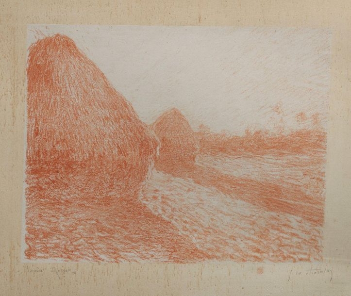 Claude Monet | Les meules (Circa 1890) | MutualArt