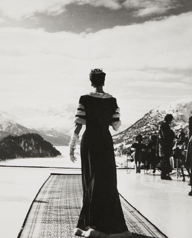 Elsbeth Juda | Woman standing looking over a snowy landscape | MutualArt