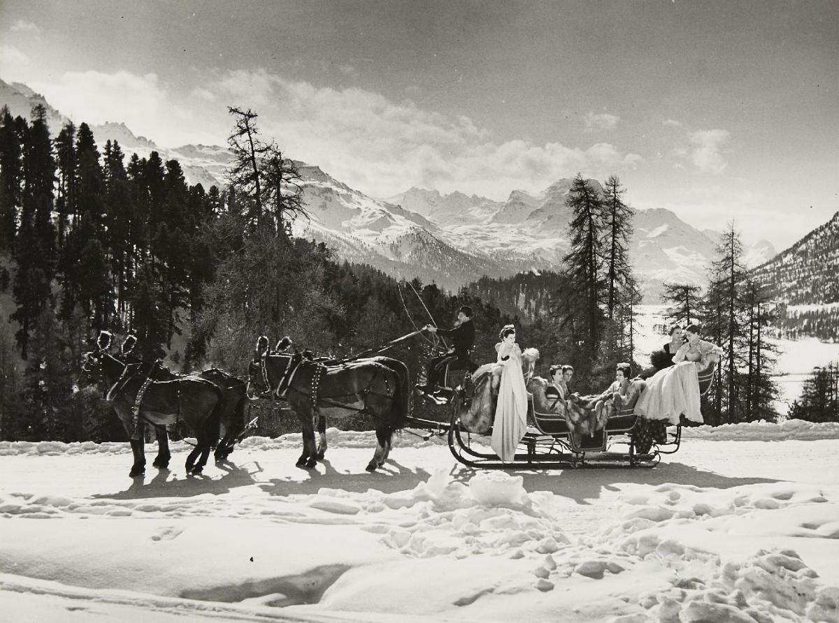 Juda Elsbeth | Woman standing looking over a snowy landscape | MutualArt