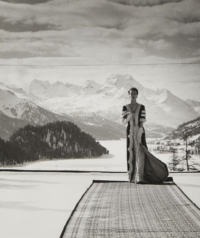 Juda Elsbeth | Woman standing looking over a snowy landscape | MutualArt