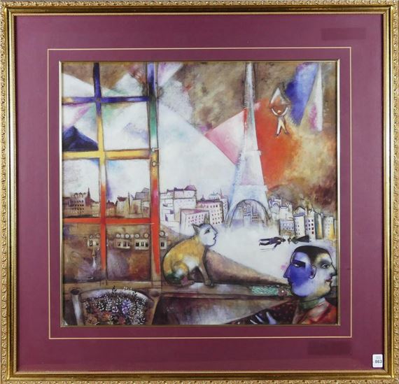 Marc Chagall | Paris Through the Window | MutualArt