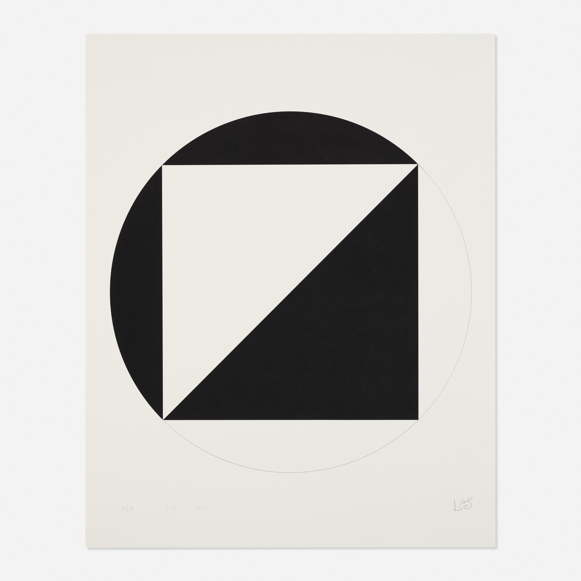 Leon Polk Smith | Untitled from the Quadrat in Kreis 1946-1976 ...