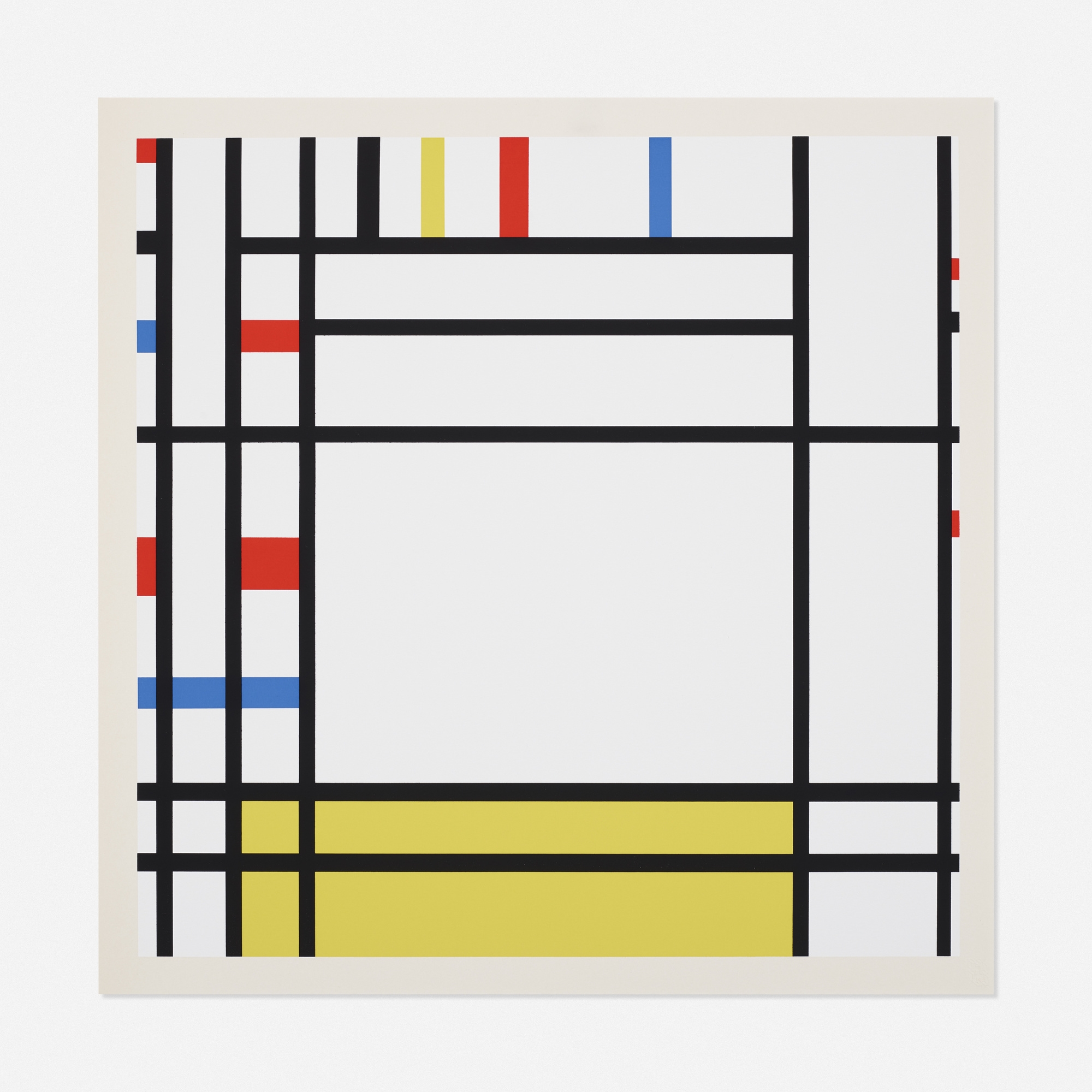 Piet Mondrian Composition 10