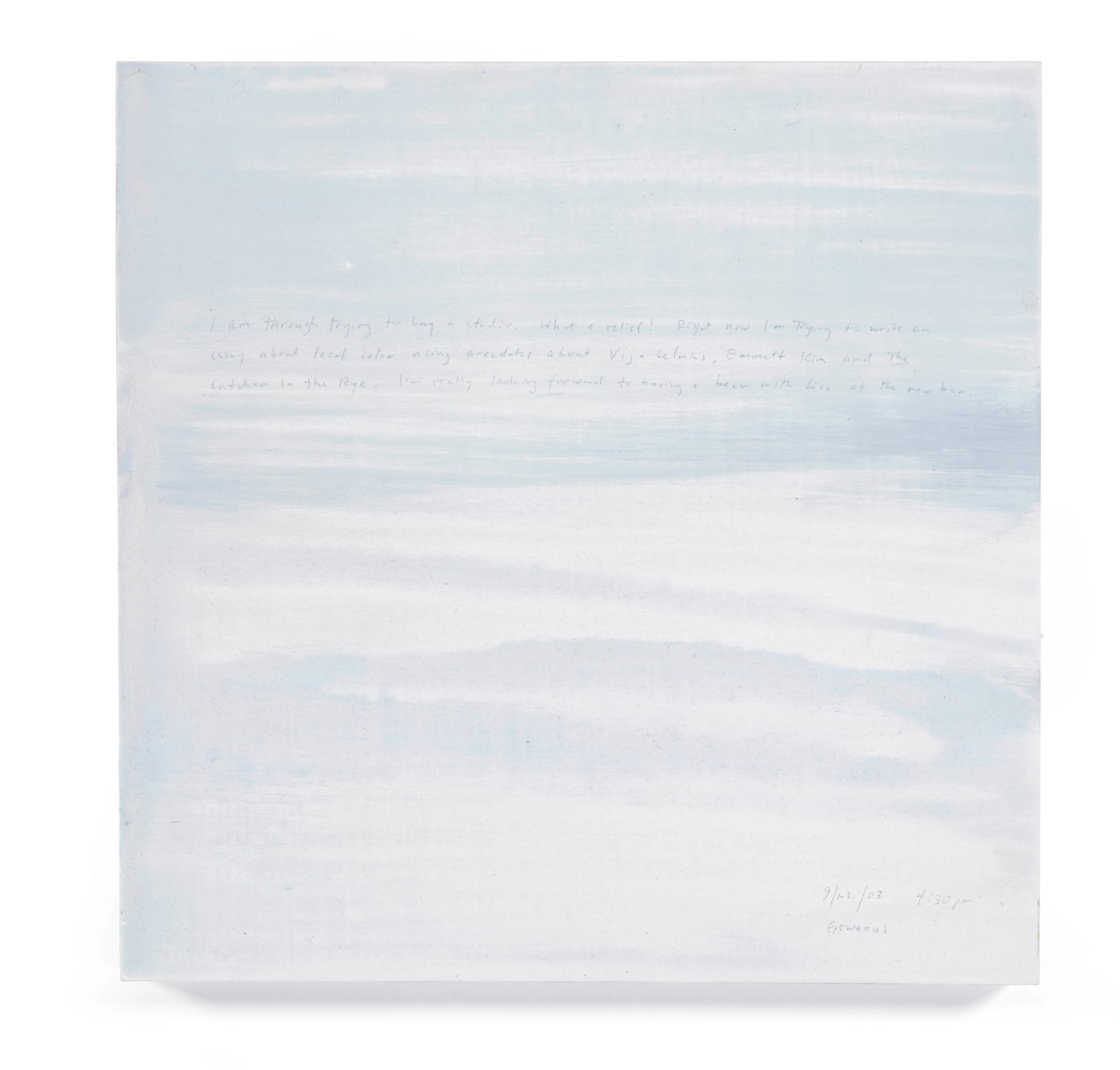 Byron Kim | 5 Works: Sunday Paintings (2011 - 2012) | MutualArt