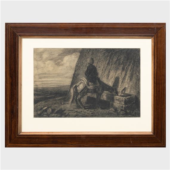 Alexandre-Gabriel Decamps | The Chibouk Smoker | MutualArt