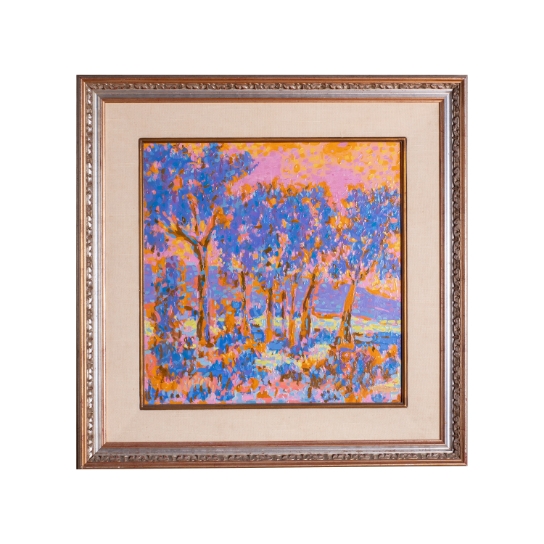 Roger Cornut | Evening Glow in Forest | MutualArt