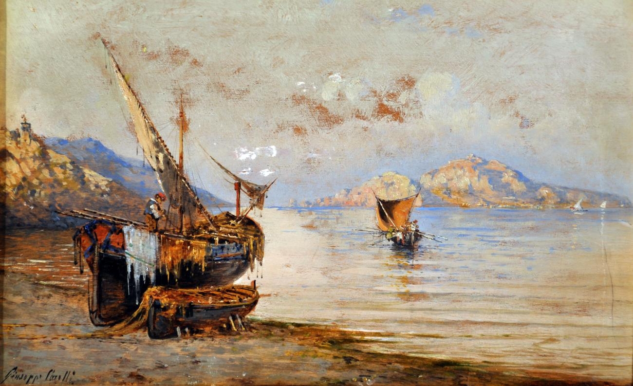 Giuseppe Carelli | Capri vista da Sorrento | MutualArt