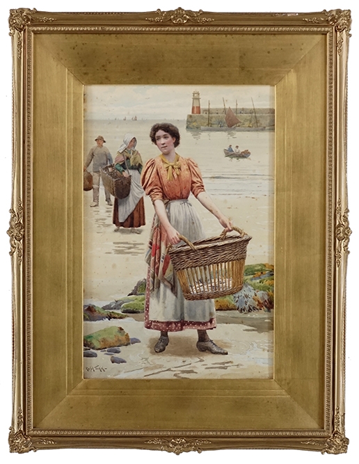 Ralph Todd | Girl with Basket | MutualArt