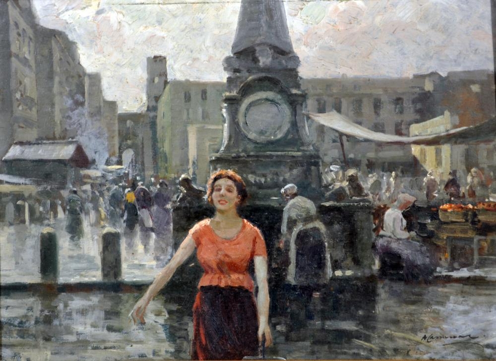Angelo Cannone | Piazza del Carmine | MutualArt