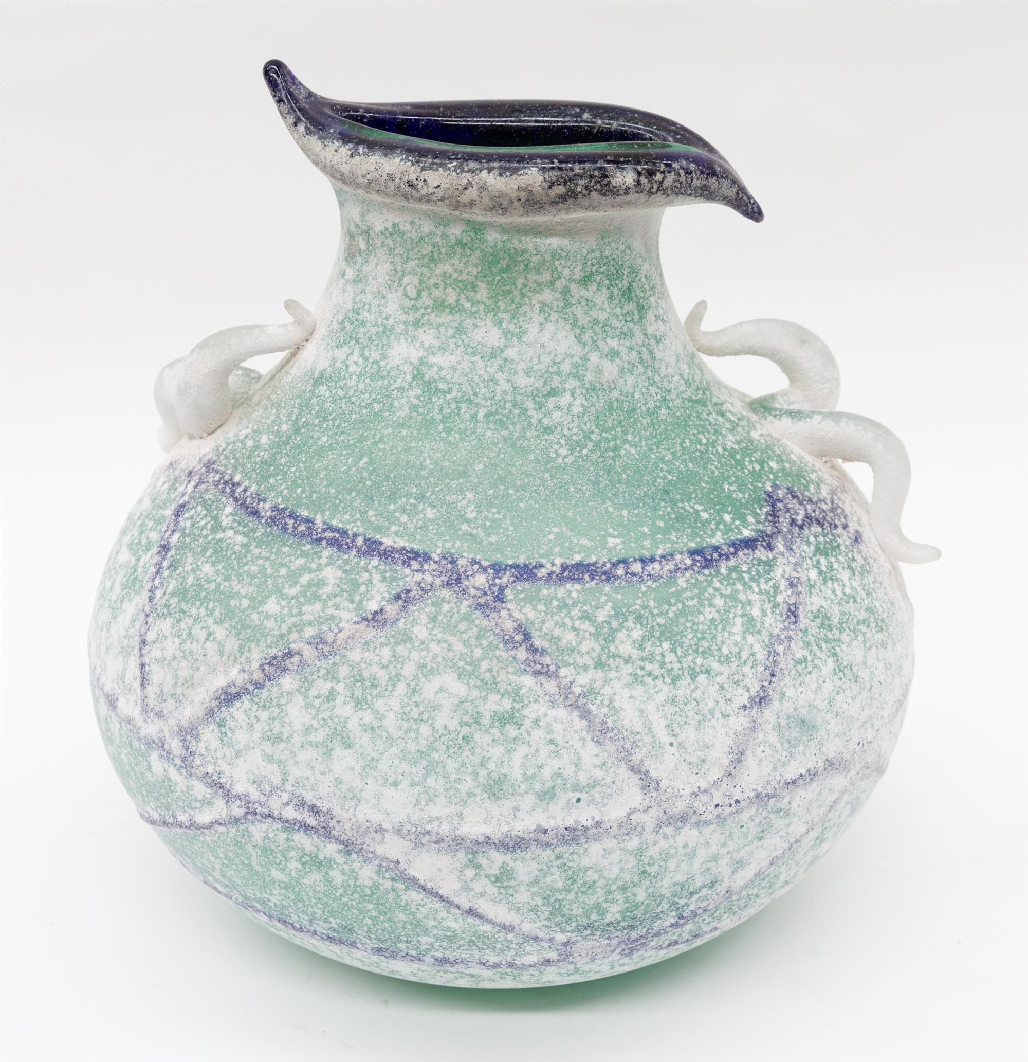 Silvano Signoretto | A MURANO SCAVO GLASS VASE | MutualArt