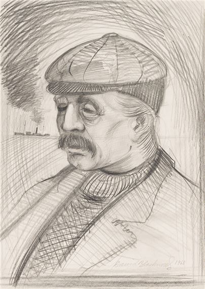 David Blackwood | Portrait of Captain Peter Carter (1968) | MutualArt