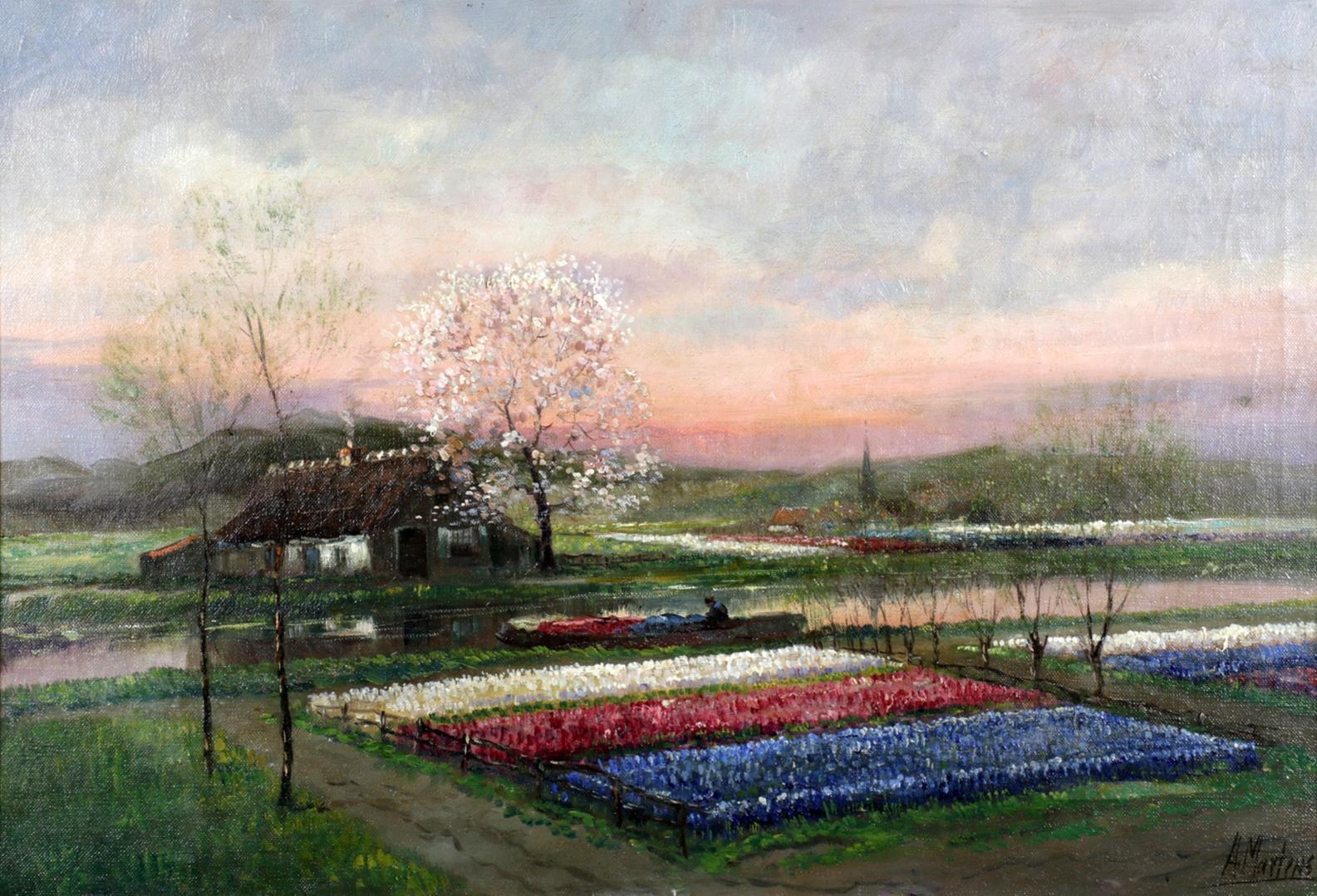 Angelique Anne Maria Martens Rogmans | Tulpenvelden | MutualArt