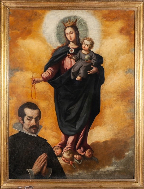 Ignacio de Ries | Our Lady of the Holy Rosary with a donor | MutualArt