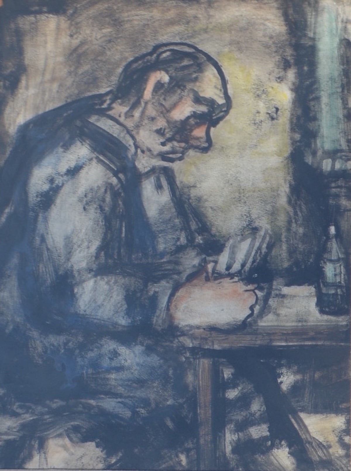 Benjamin Kopman | Self-Portrait (Mid 20th Century) | MutualArt