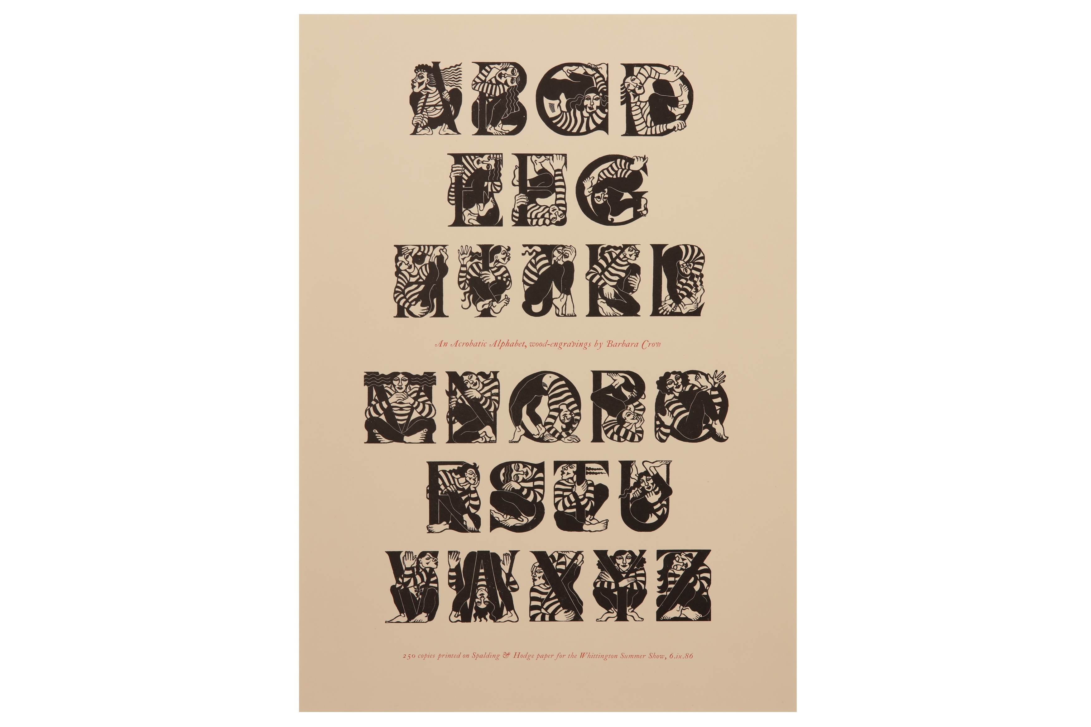 Hellmuth Weissenborn | An Acrobatic Alphabet | MutualArt
