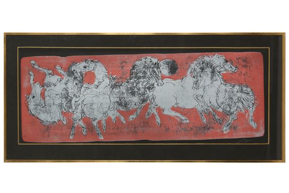 Hans Erni | Sechs Pferde | MutualArt