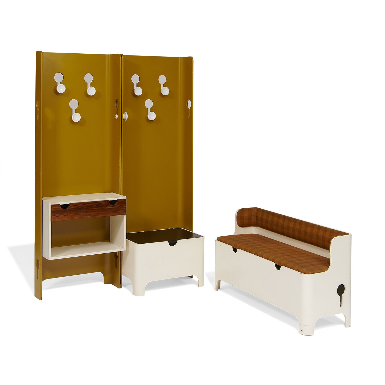 Carlo de Carli | modular entryway storage system (1960s) | MutualArt