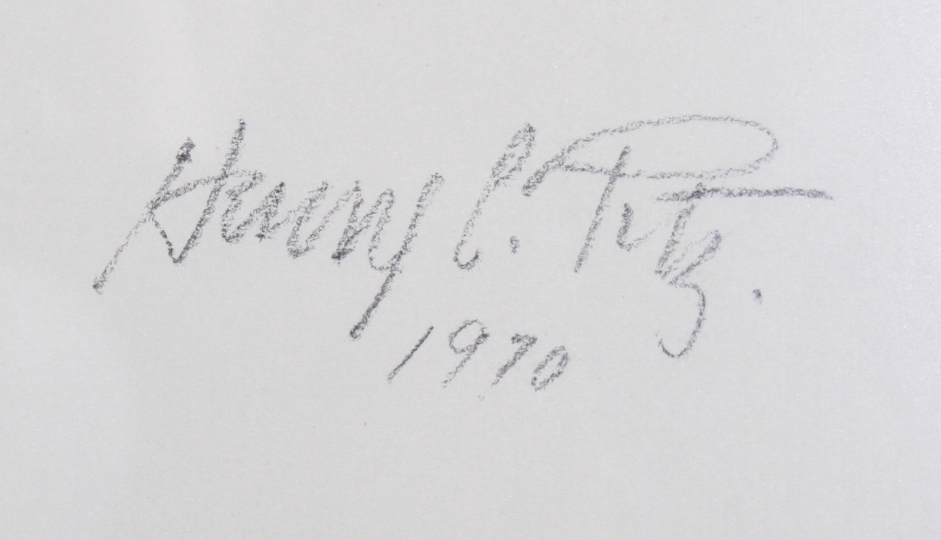 Henry Clarence Pitz | Seated Man (1970) | MutualArt