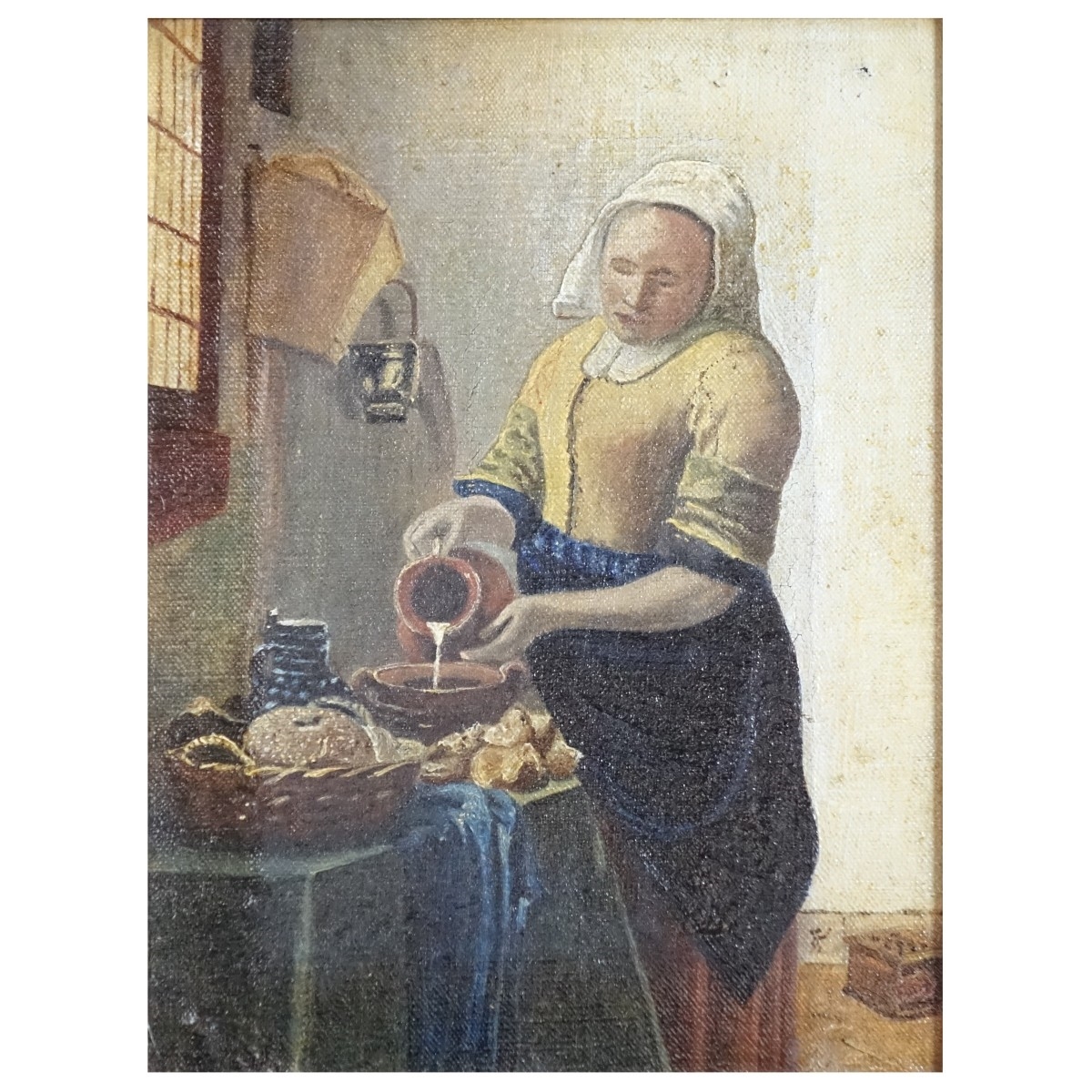 Jan Vermeer | Interior Scene with Milk Maid | MutualArt