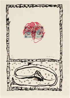 Alechinsky Pierre | Frontière Naturelle (1976) | MutualArt