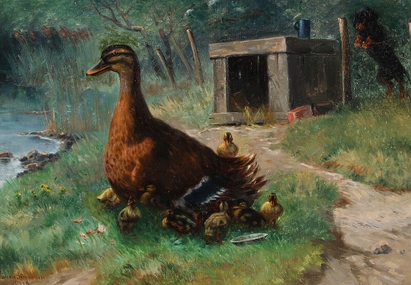 Simon Simonsen | Thor's goats | MutualArt