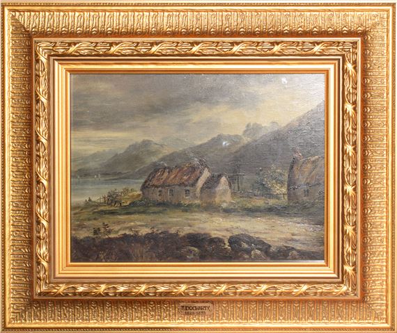 James Docharty | Lakeland scene with cottages | MutualArt