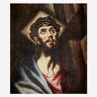 Greco El | Christ on the Cross (1585 - 1590) | MutualArt