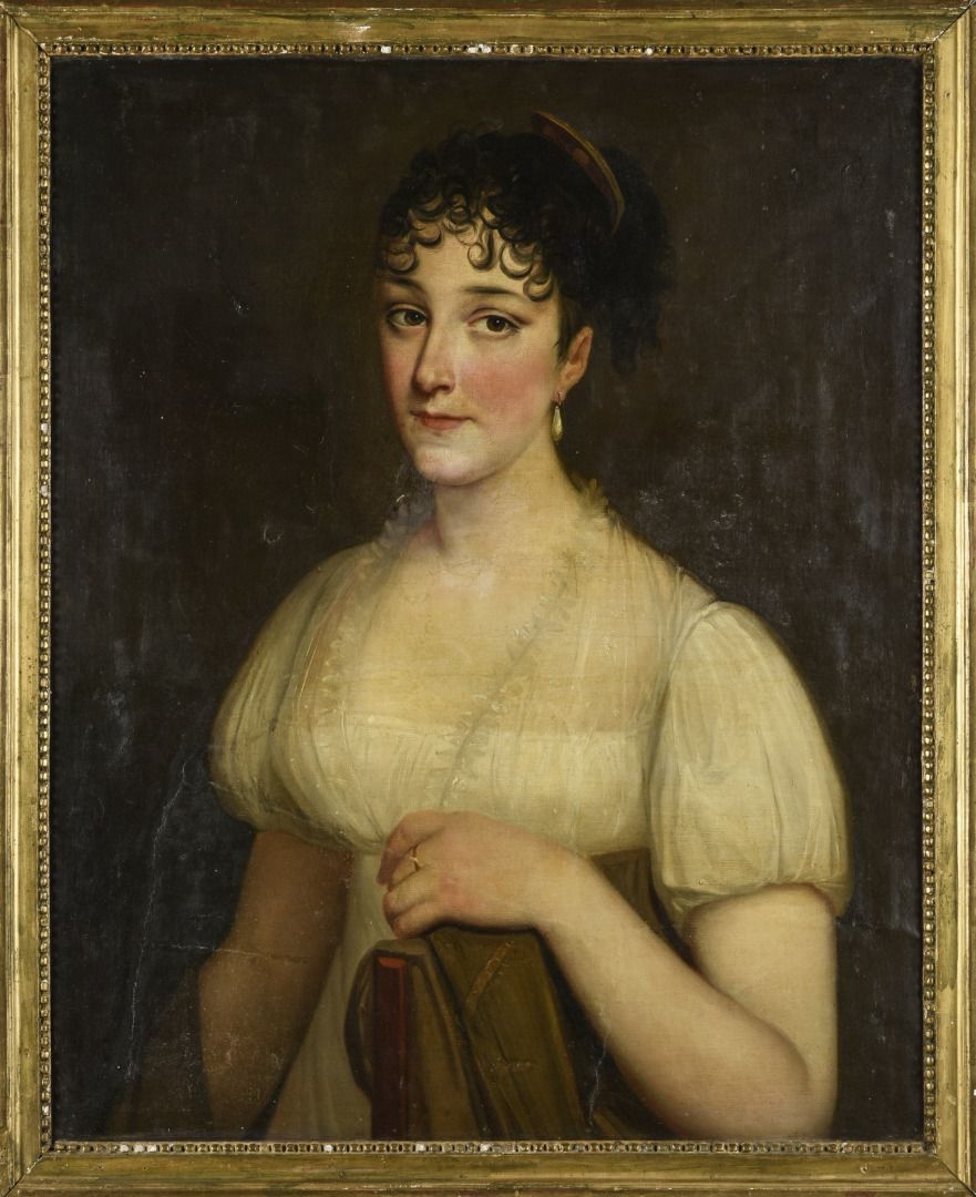 French School, 19th Century | portrait de femme époque Directoire ...