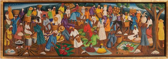 Castera Bazile | HAITIAN MARKET (57) | MutualArt