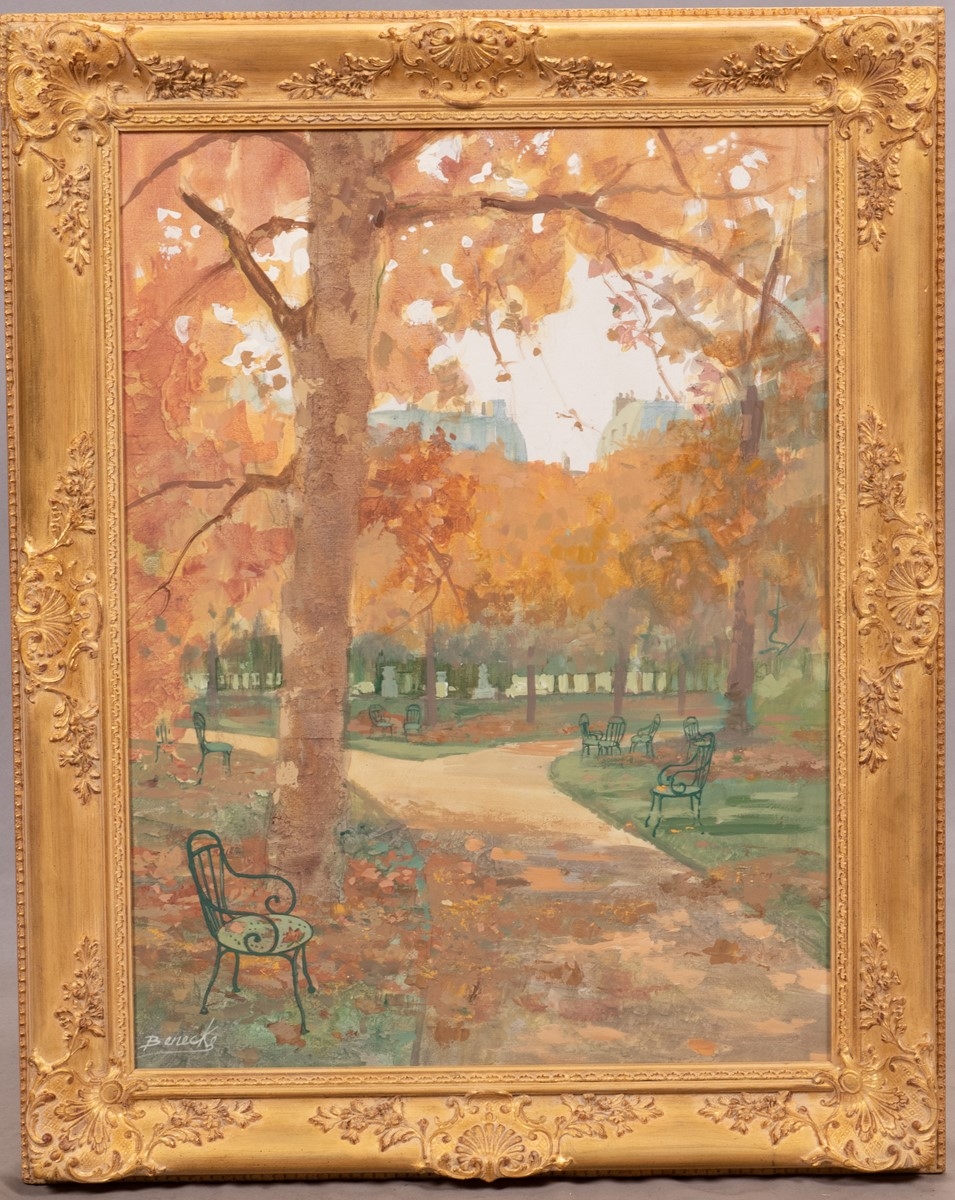 William Benecke | AUTUMN IN PARIS | MutualArt