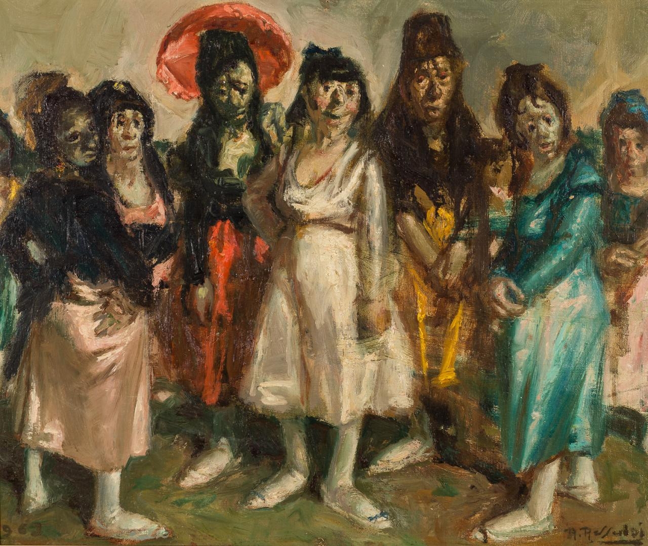 Baldomero Romero Ressendi | Personajes femeninos (1963) | MutualArt