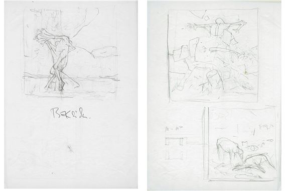 Zdzisław Beksiński | Untitled (1970) | MutualArt