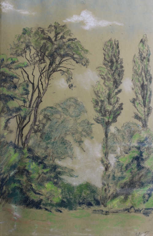 Paul Élie Ranson | Paysage aux grands arbres | MutualArt