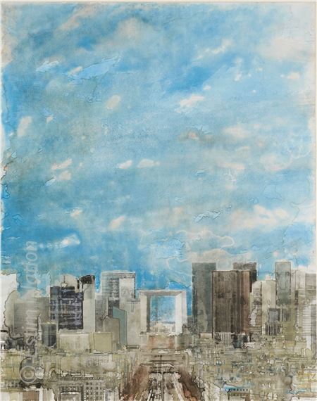 Gottfried Salzmann | View of the Defence | MutualArt