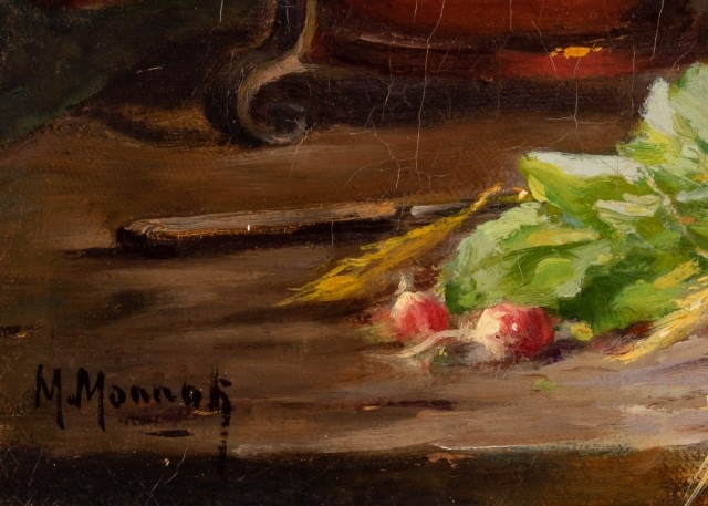 Maurice Louis Monnot | Still Life with Radishes | MutualArt